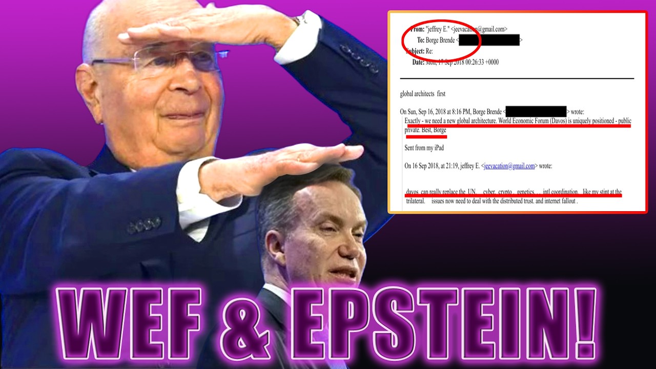 🔴 Die EPSTEIN Files erreichen WEF Boss Børge Brende, Klaus Schwab ...