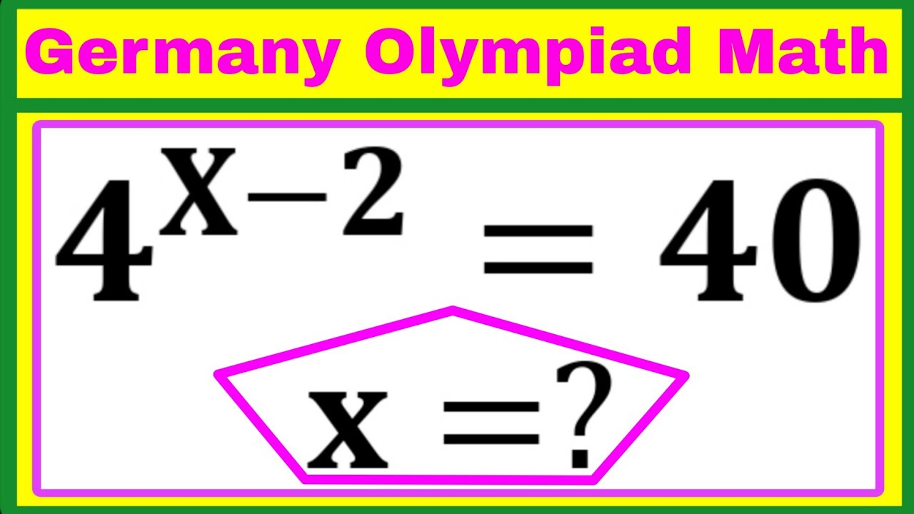 Germany | A Beautiful Olympiad Math Solution | Can You find the Value ...