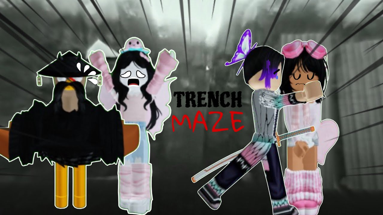 4 idiots trying to escape a maze || Trench maze roblox Gameplay - YouTube
