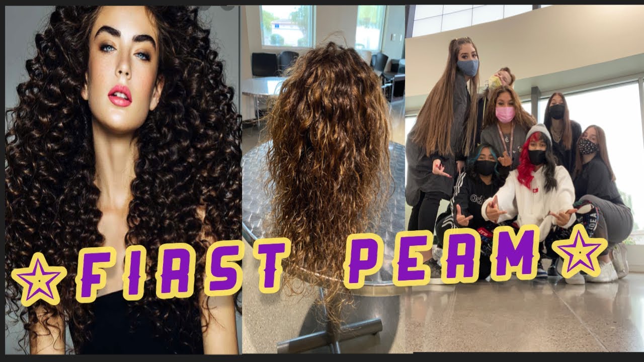 I DID a PERM for the FIRST time 💁🏻‍♀️ - YouTube