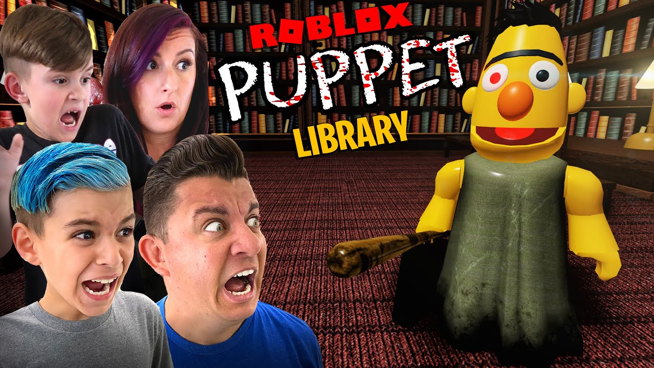 ROBLOX PUPPET CHAPTER 5 (LIBRARY) Escape Berty! - YouTube