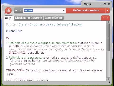 Definición de desollar - YouTube