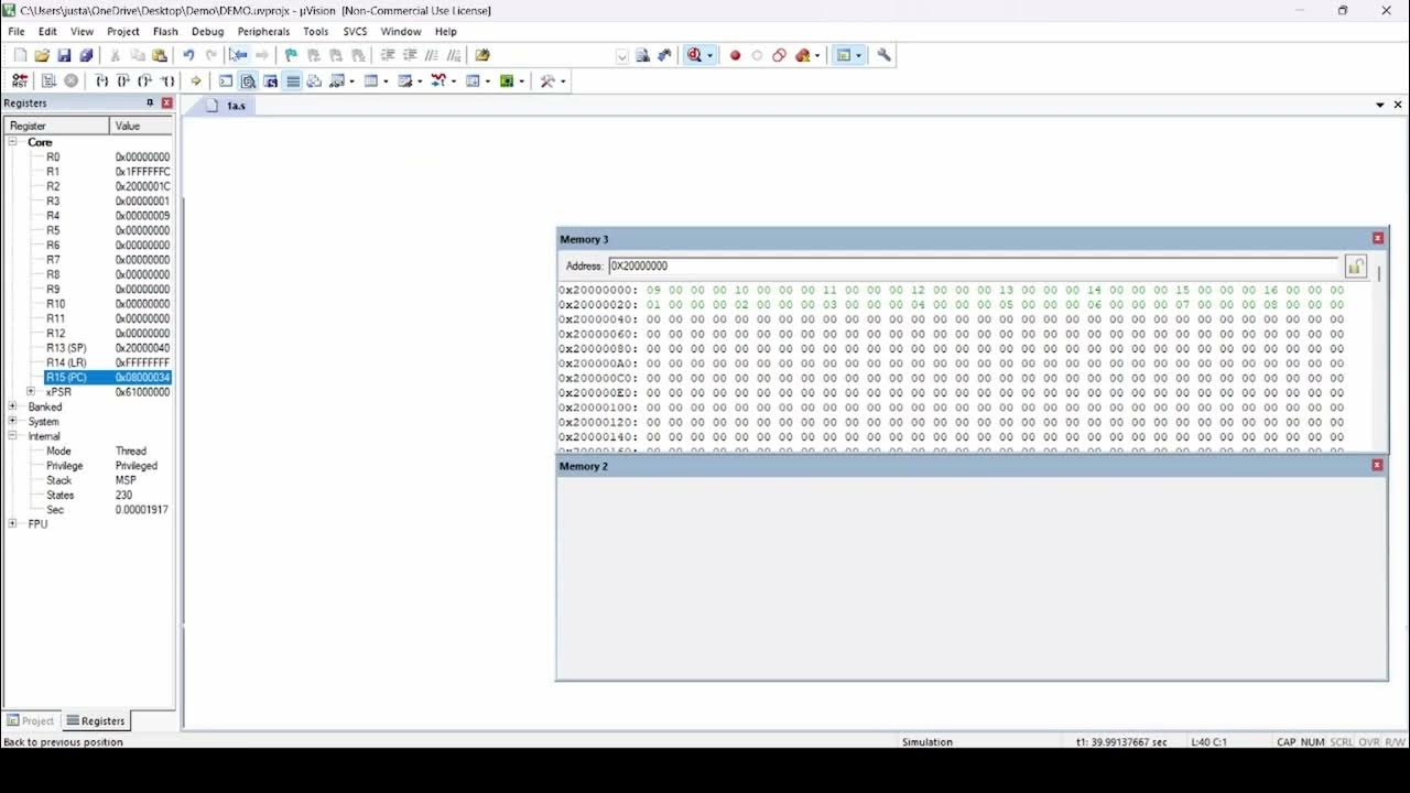 Assembly Program to transfer block of data from ROM area to RAM area ...