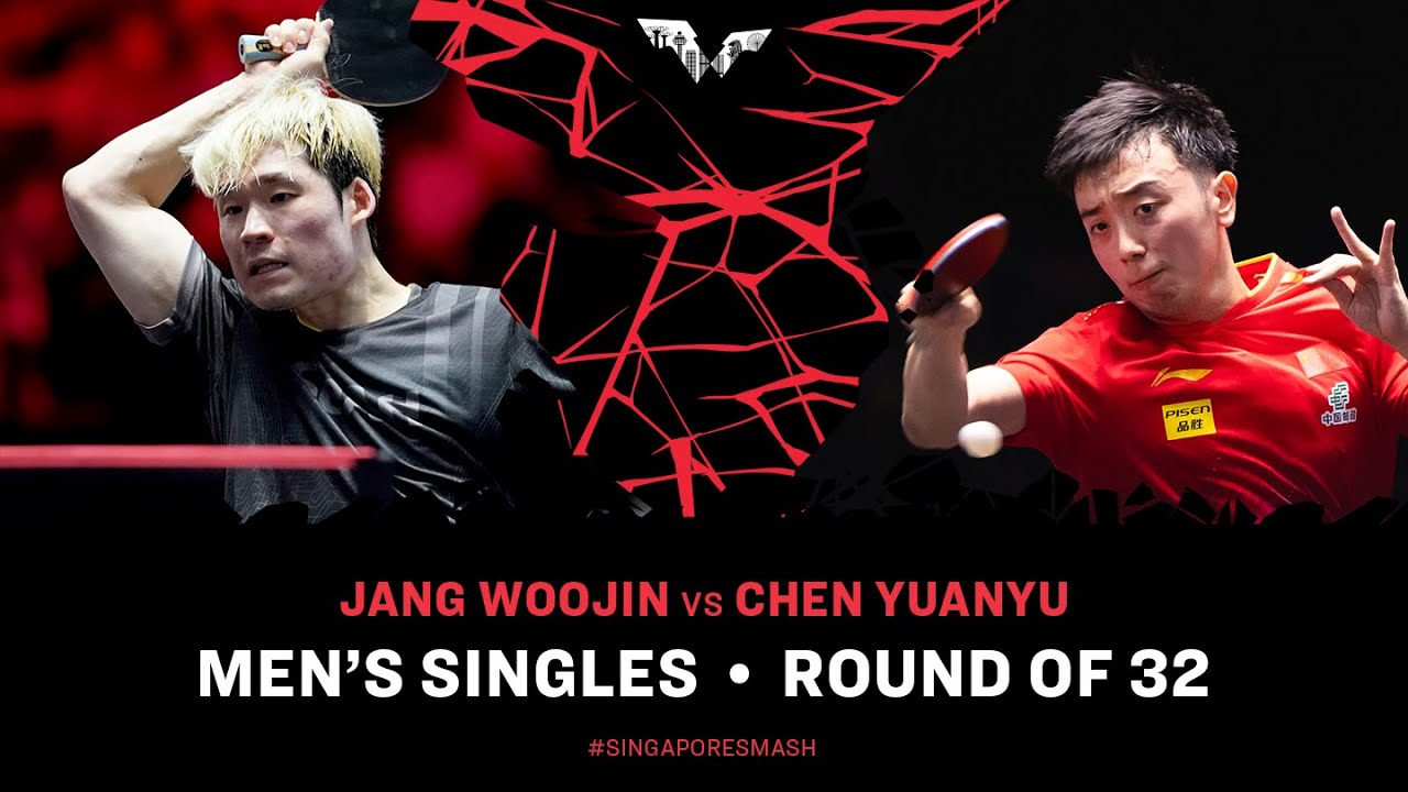 Jang Woojin vs Chen Yuanyu | MS R32 | Singapore Smash 2025 - YouTube
