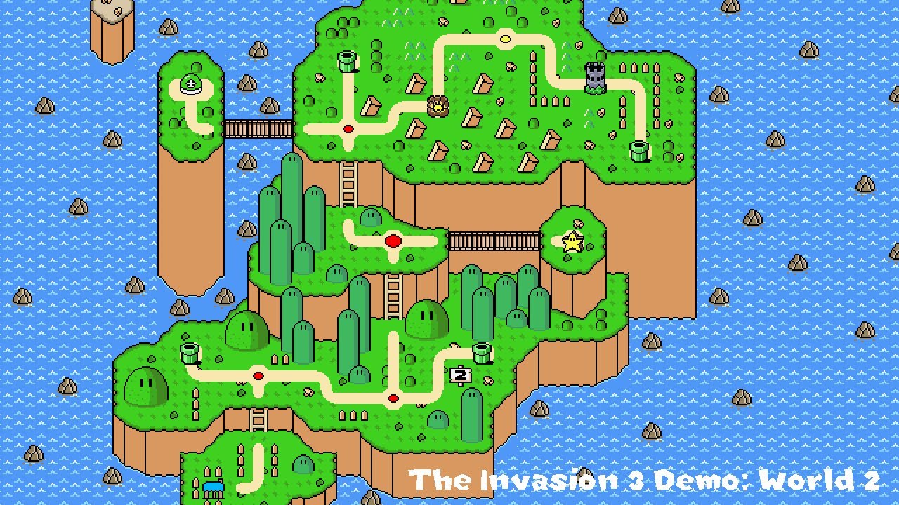 SMBX: The Invasion 3 Demo: World 2 - YouTube