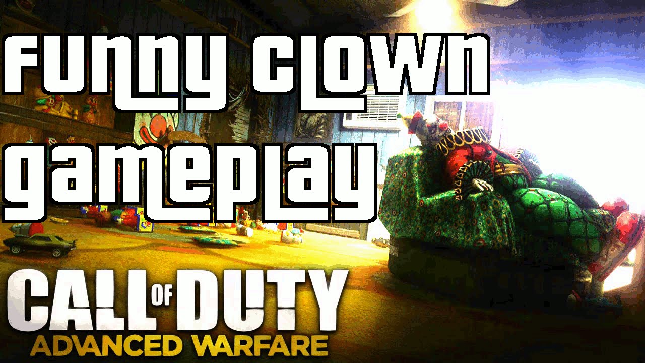 COD Advanced Warfare Funny Exploding Clown Gameplay - YouTube