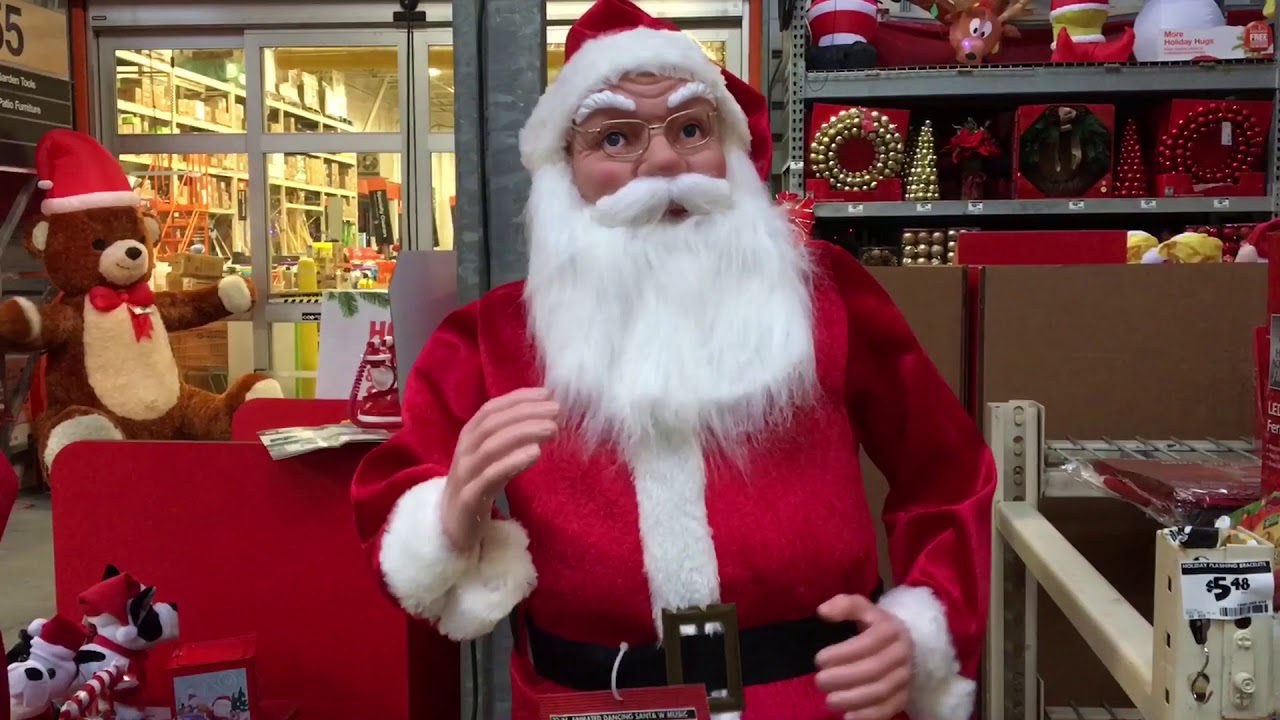 Robot Santa Claus Sings Holly Jolly Christmas - YouTube