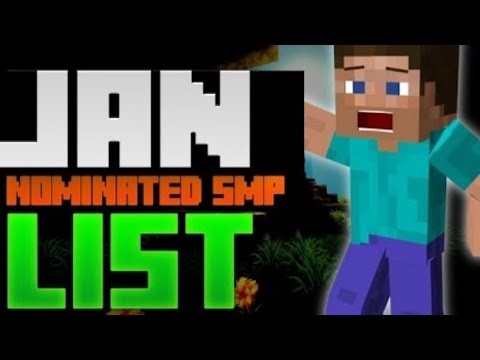 Top 7 Smps in Smp Nomination List India 2022 January | Minecraft Indian ...