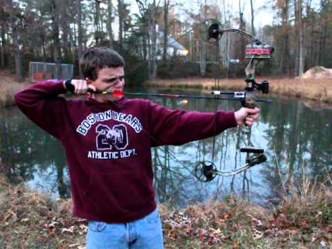 Topher and his new Bear Apprentice Bow - YouTube