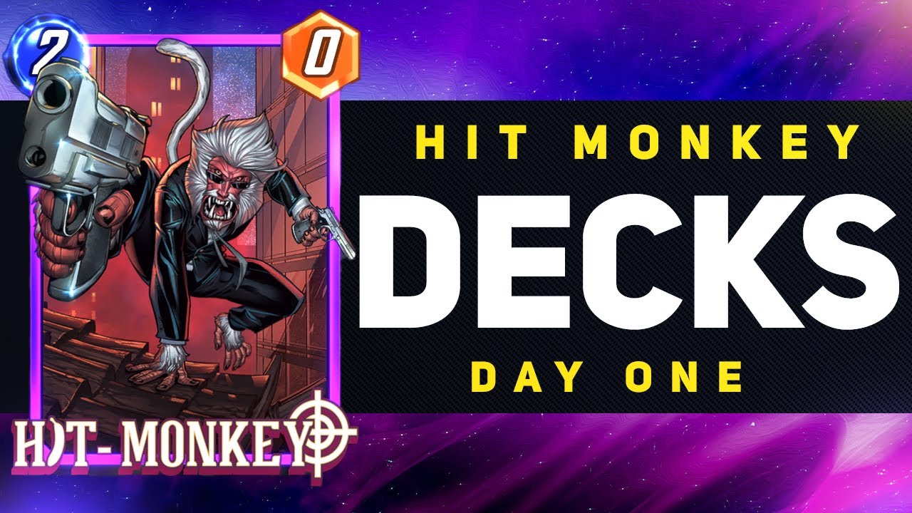 BEST HIT MONKEY DECKS to try on DAY ONE! [Marvel Snap] - YouTube