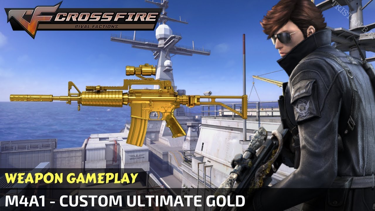 CrossFire - M4A1 - Custom Ultimate Gold - YouTube