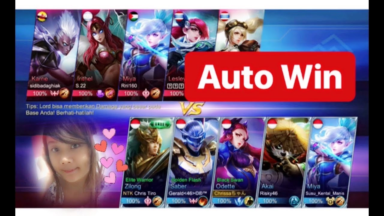 (MLBB) Enemy Pick MM All, My Team Auto Win - YouTube