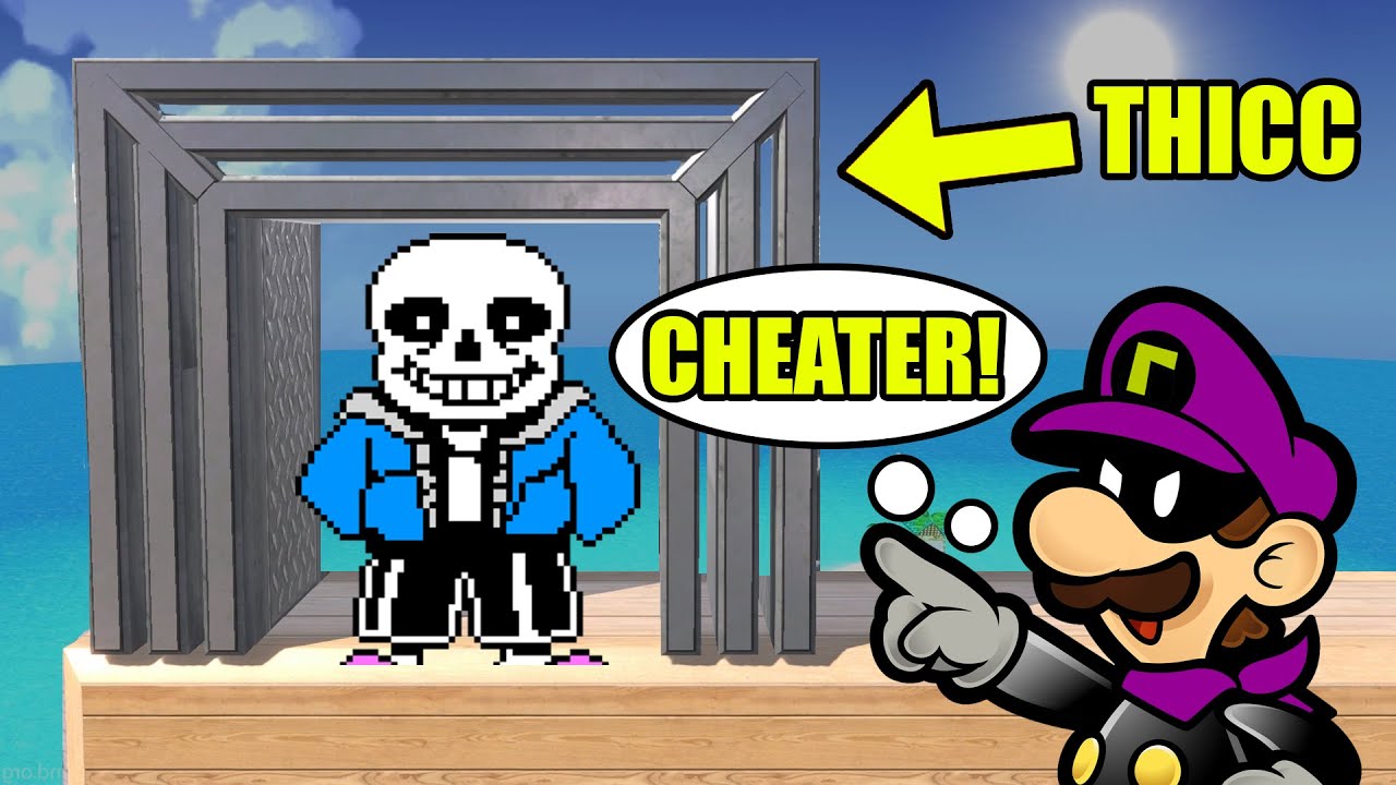 Super Smash Bros. Ultimate - Who Can Break Sans Out Of Prison? - YouTube