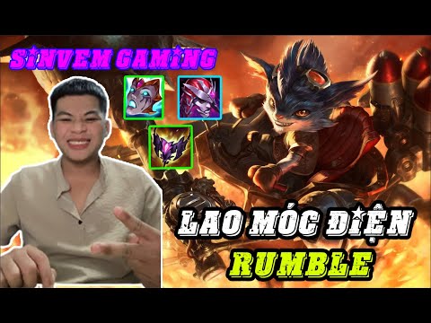 Sinvem Gaming - LEO RANK LMHT - LAO MÓC ĐIỆN RUMBLE - VỚI MƯA TÊN LỬA ...