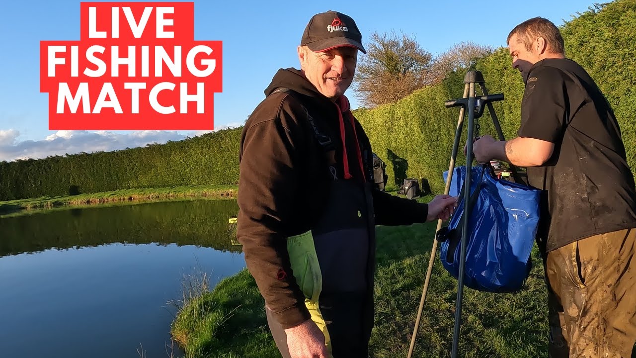 Live Fishing Match Bergh Apton street farm lake, #matchfishinguk - YouTube