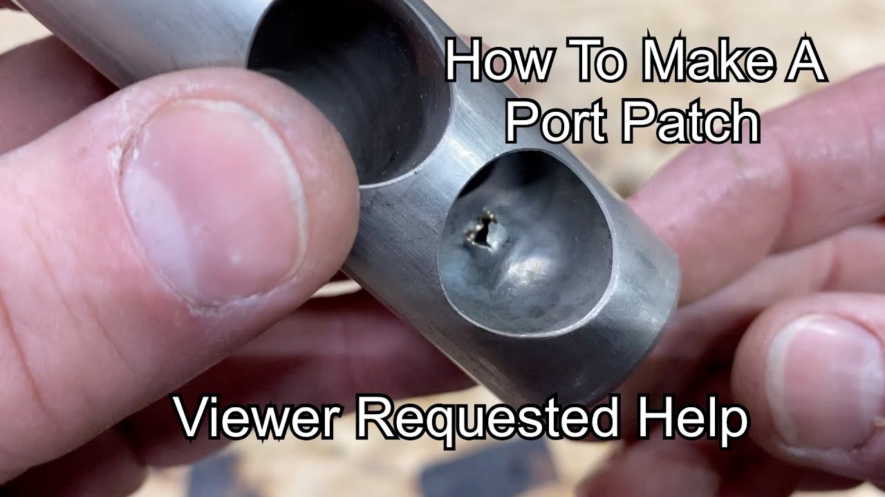 How To Make a Port Patch- viewer requested help - YouTube