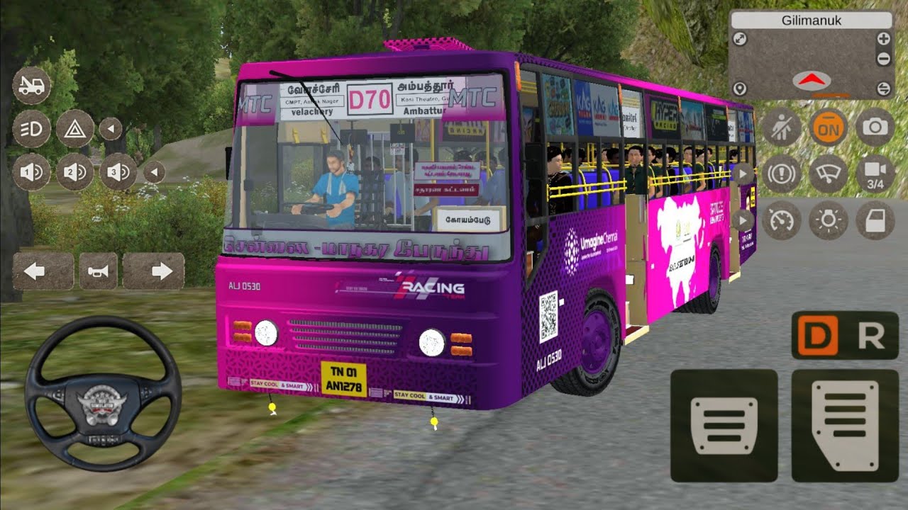 Tamilnadu Bus Mod In Bus Simulator Indonesia - Bussid Bus Mod - Bus ...