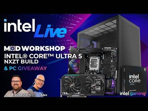 PC Giveaway + Intel Xeon Showcase and Fractal Pop Air 2 Gaming PC Build | Intel Live Mod Workshop