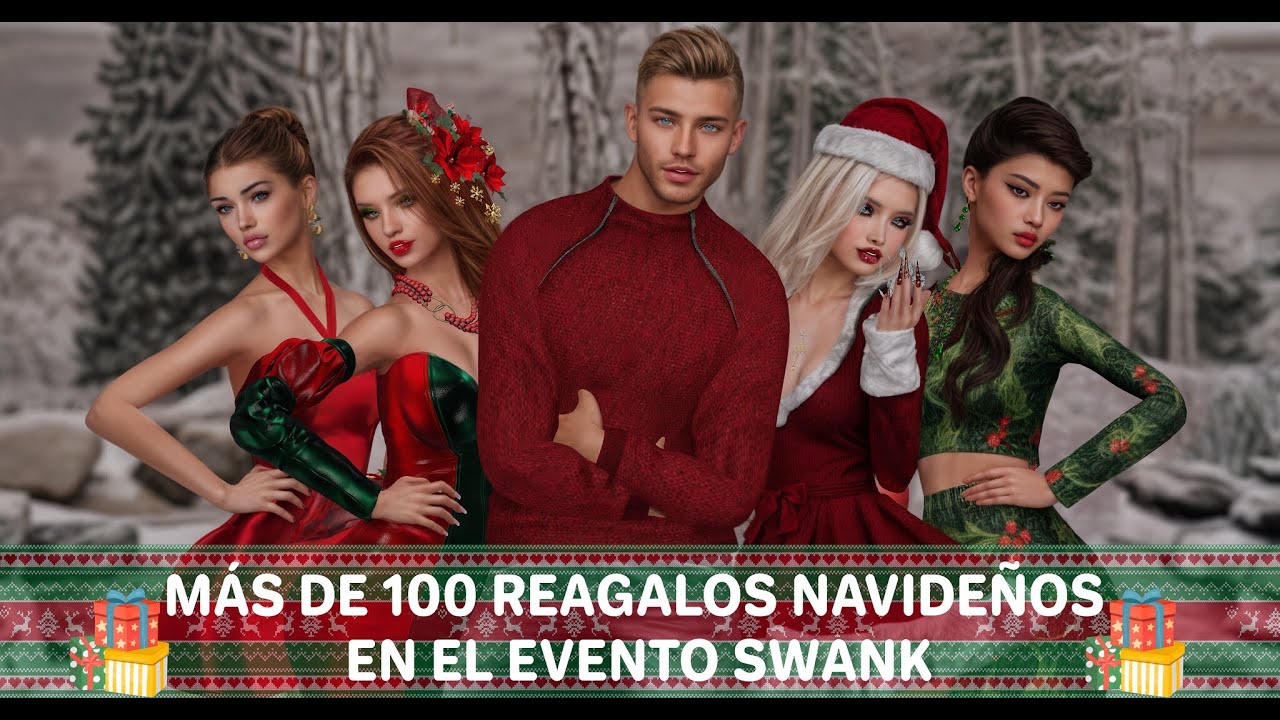 #secondlife 🎁More than 100 Christmas gifts at the Swank event🎁 - YouTube