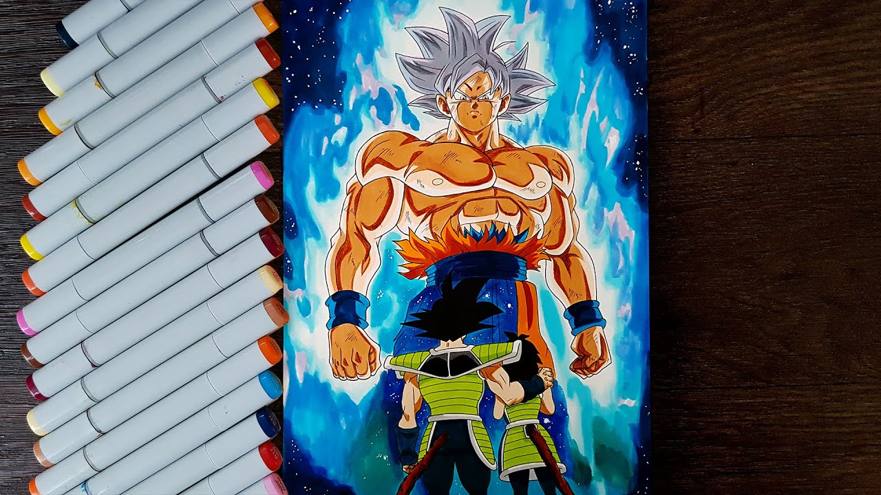 Drawing Goku, Bardock and Gine | Successor of Hope - YouTube
