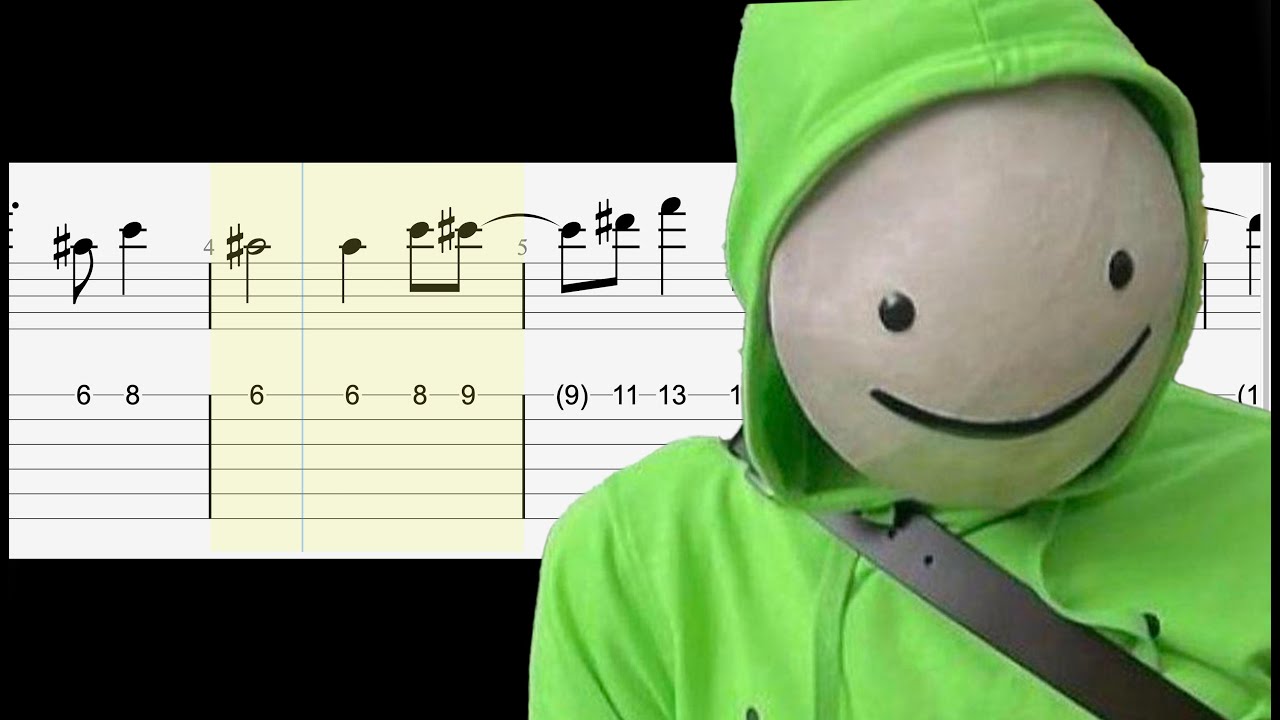 Dream - Mask (Guitar Tutorial) Tabs With Sheets - YouTube