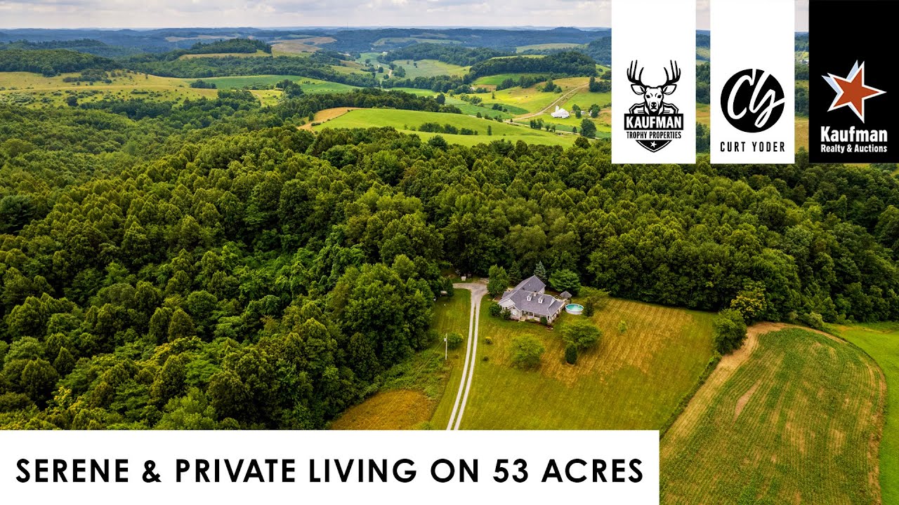 Serene & Private Living on 53 Acres - YouTube