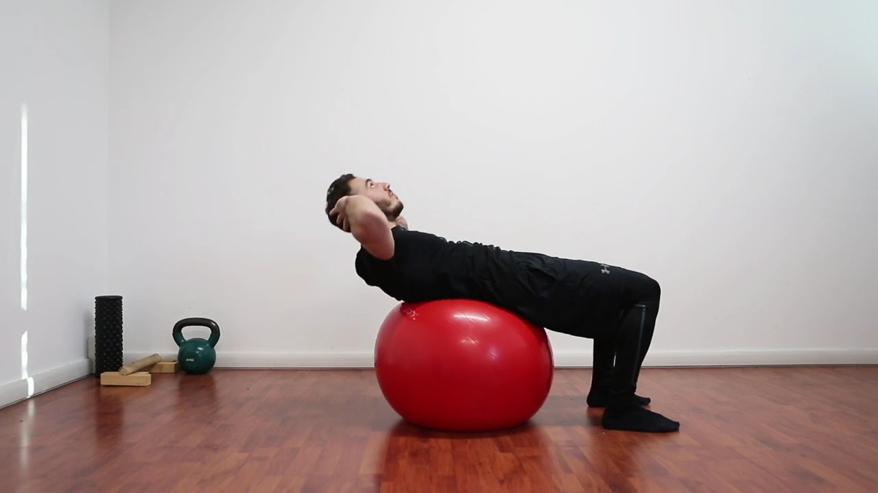 CRUNCH FITBALL - CRUNCH SULLA PALLA - YouTube