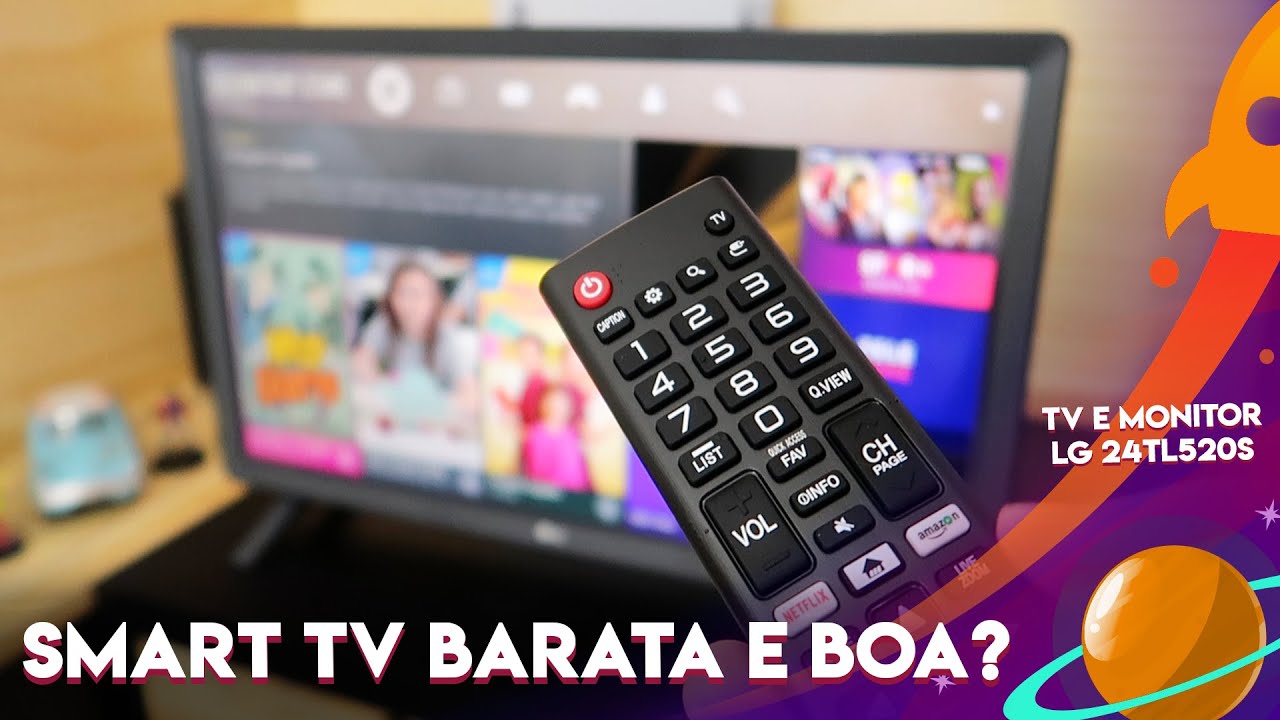LIGANDO PELA PRIMEIRA VEZ SMART TV E MONITOR LG 24TL520S: SMART TV ...