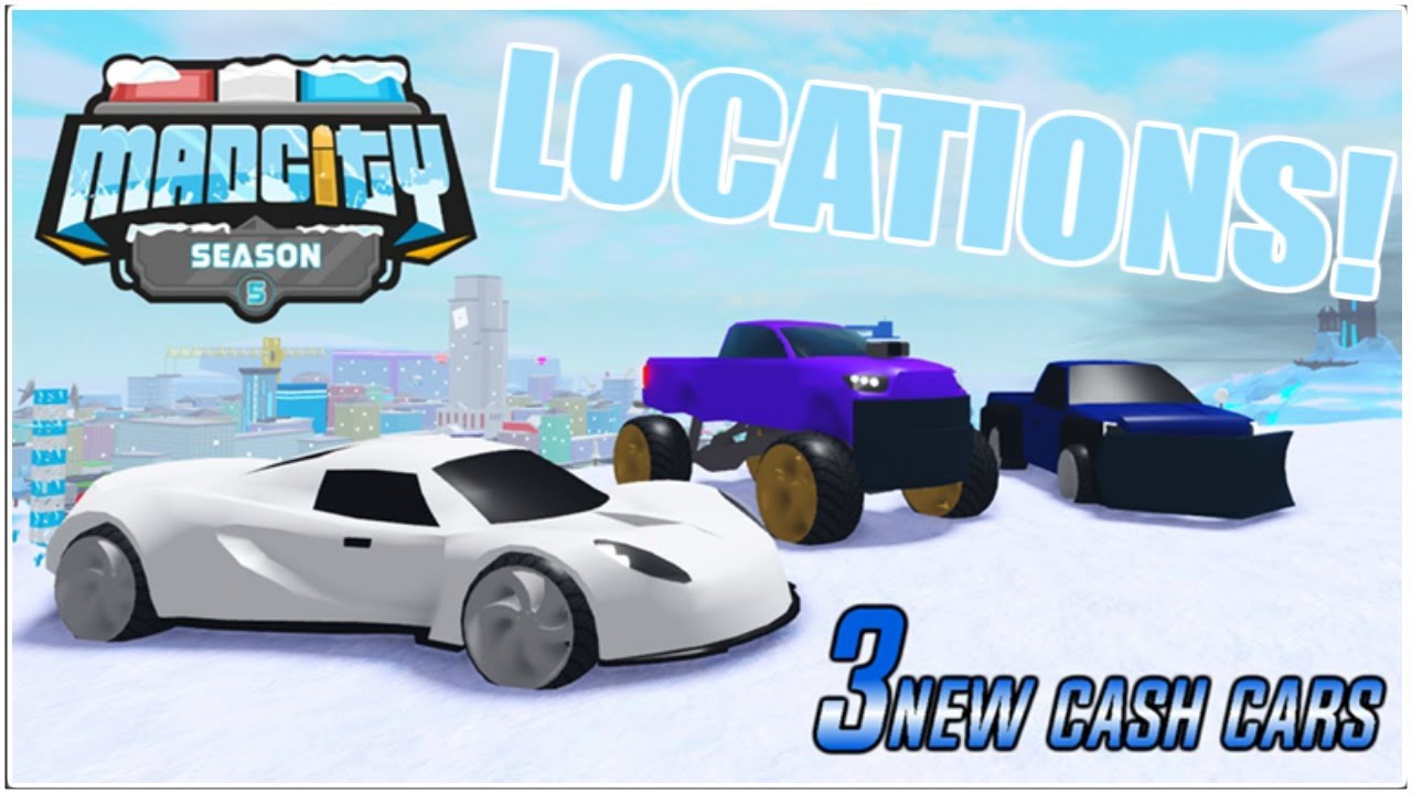ALL NEW CAR LOCATIONS IN THE MAD CITY UPDATE! [ROBLOX] - YouTube