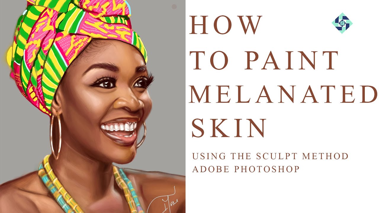 How to Paint Melanated Skin Tutorial - YouTube