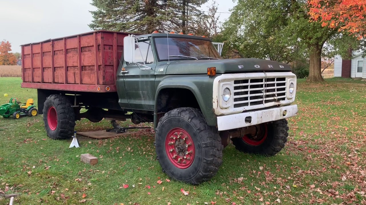 1976 Ford F600 4x4 - YouTube