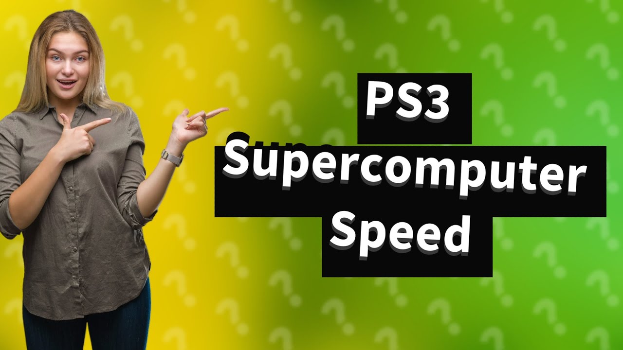 How fast was the PS3 supercomputer? - YouTube