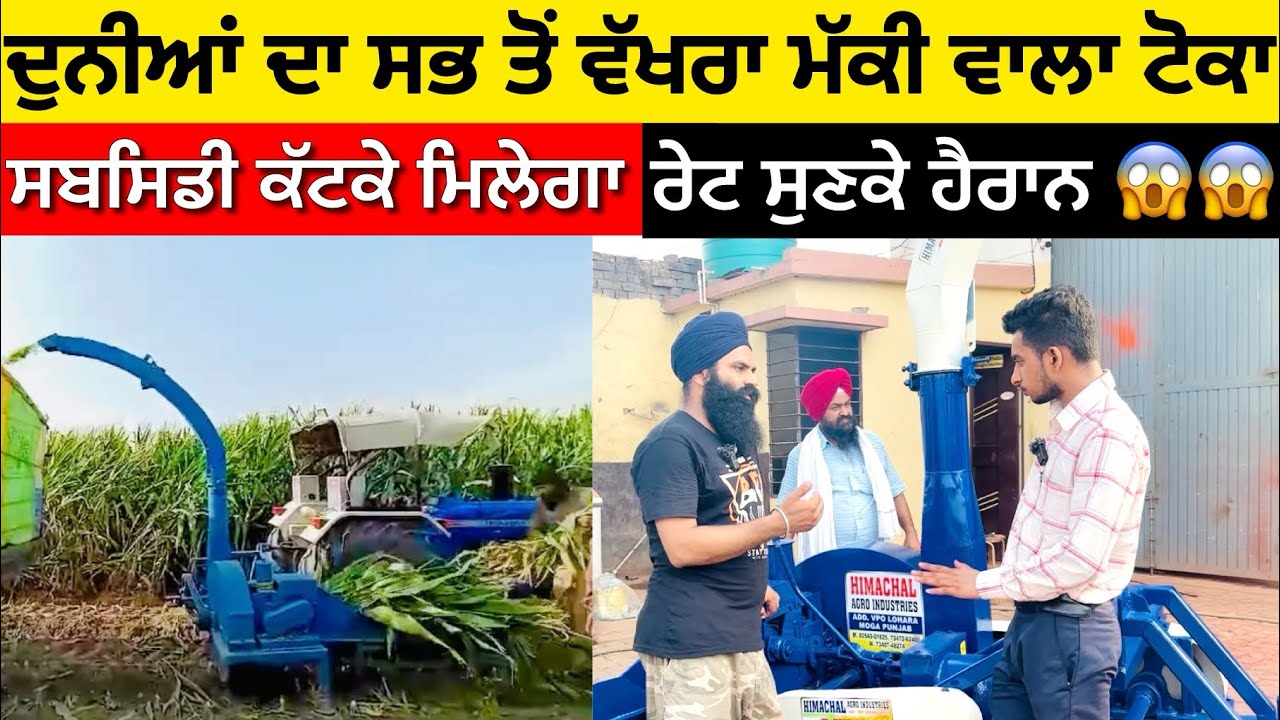 Maize Corn Fodder Cutter 2024 For making Silage - YouTube