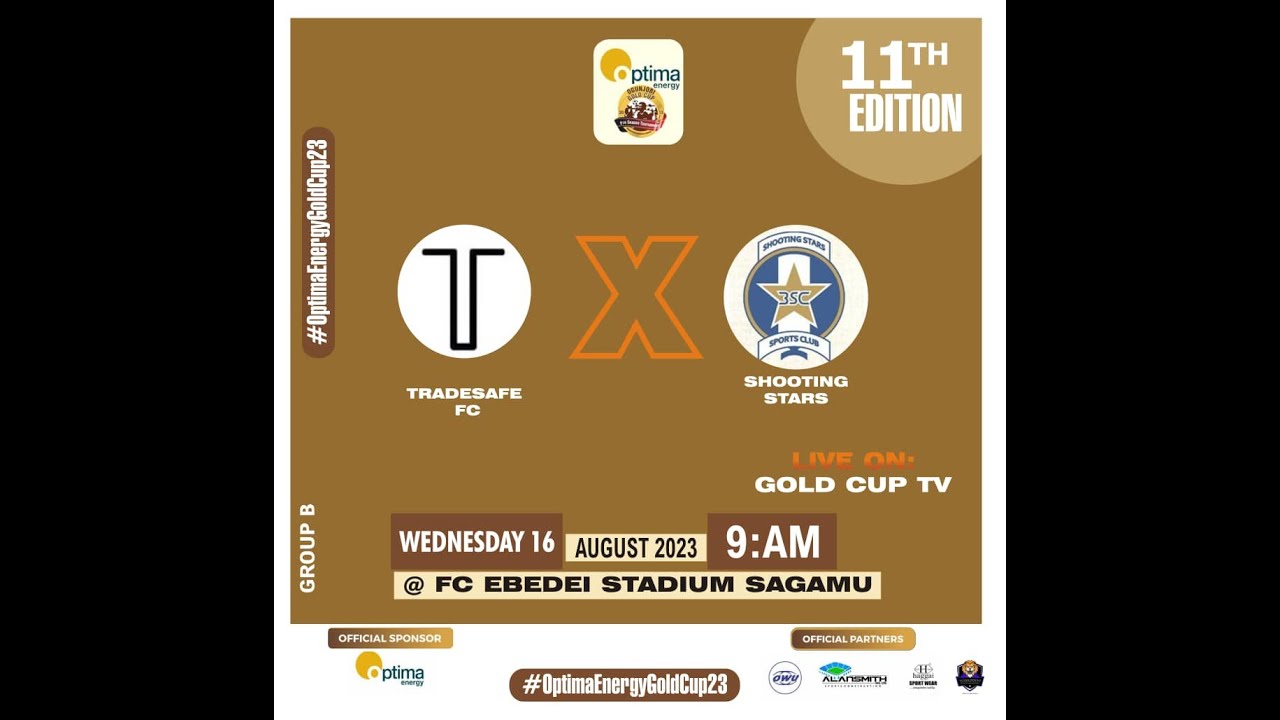 OPTIMA ENERGY GOLD CUP 23 GROUP B TRADESAFE vs SHOOTING STARS - YouTube