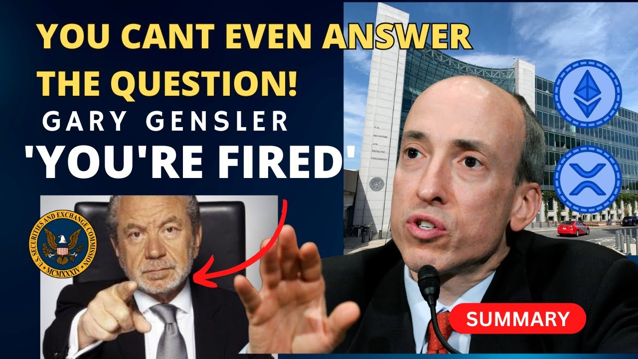 🔥SEC Chair Gary Gensler Gets Annihilated As he Shakes and Crumbles ...