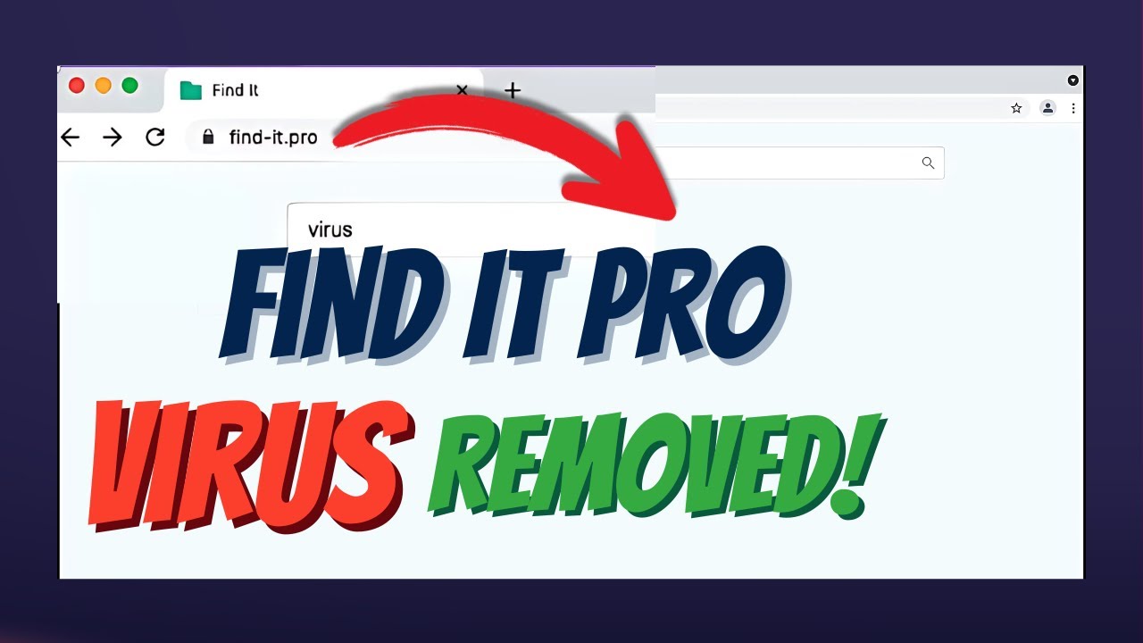 Find It Pro Virus Removal - Complete Guide! - YouTube