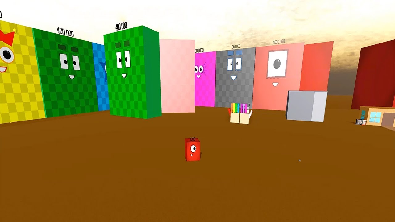 Meet Up Numberblocks 1000000!Numberblocks Roblox Game - YouTube