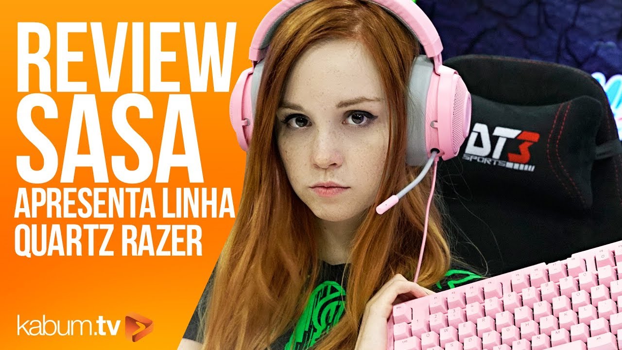 Sasa jogou e se apaixonou! Linha RAZER QUARTZ feita para quem gosta de ...