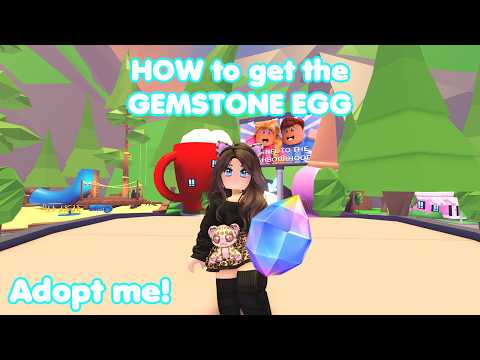 How to get a GEMSTONE egg in Adopt me! NEW Amethyst Penguin!