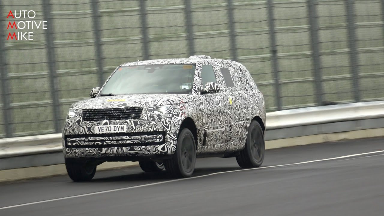 2022 LAND ROVER RANGE ROVER HYBRID SPIED TESTING AT THE NÜRBURGRING ...