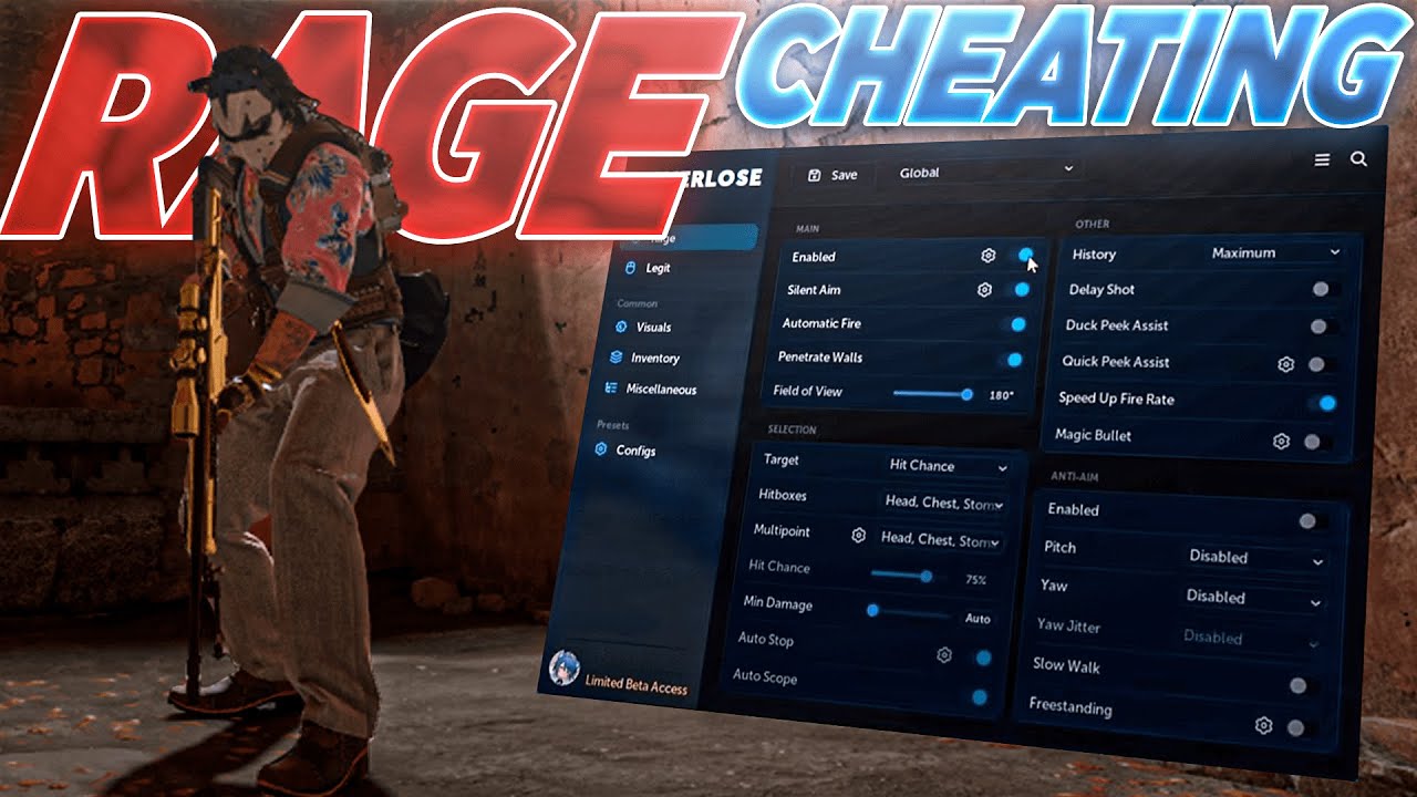 NEVERLOSE CS2 HVH HIGHLIGHTS | BEST HVH HACKS CS2 - YouTube