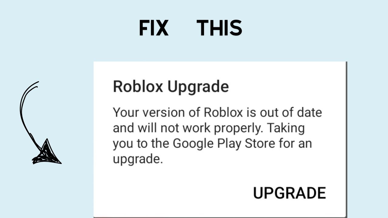 How to Fix “Your version of Roblox is out of date and will not work properly” - YouTube