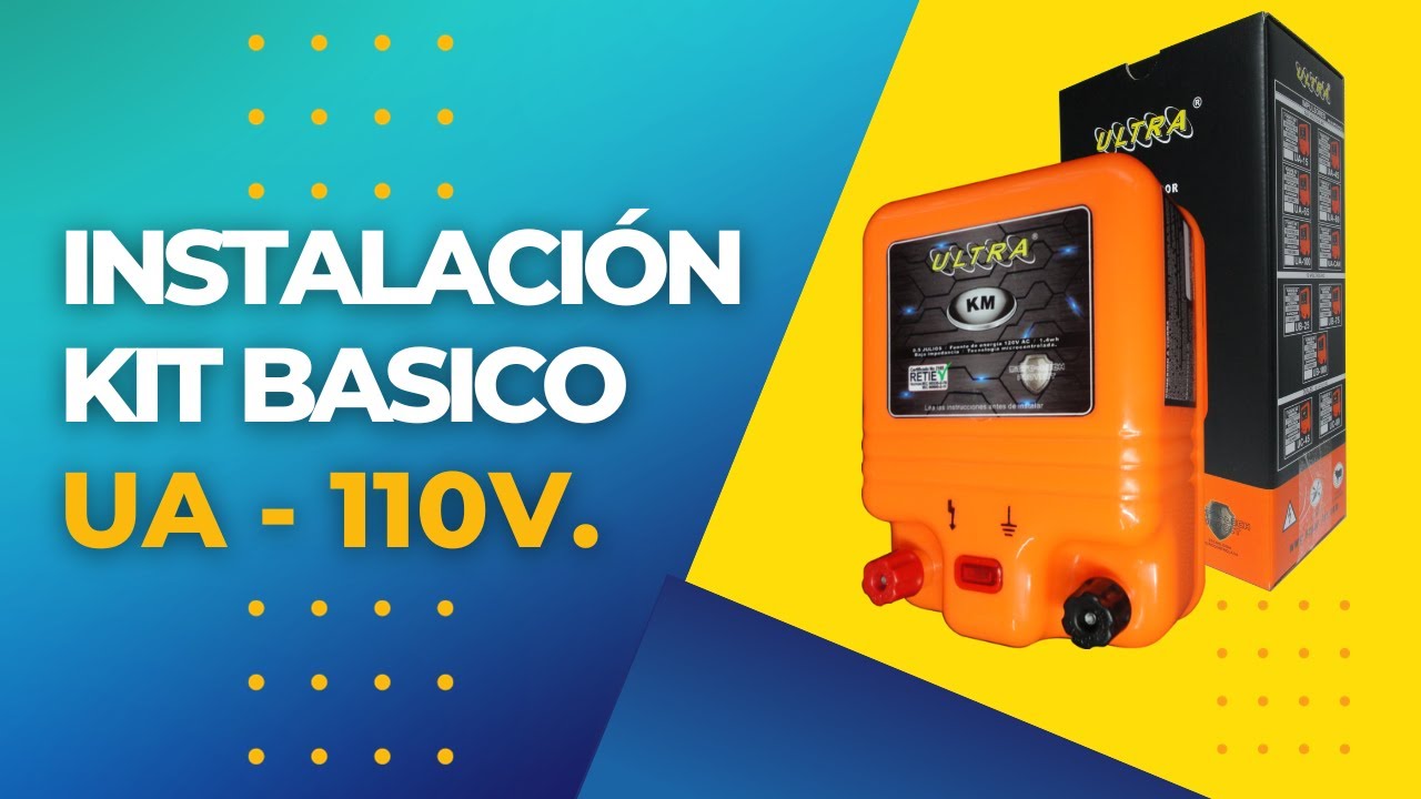 Instalación kit básico UA 110 voltios - YouTube