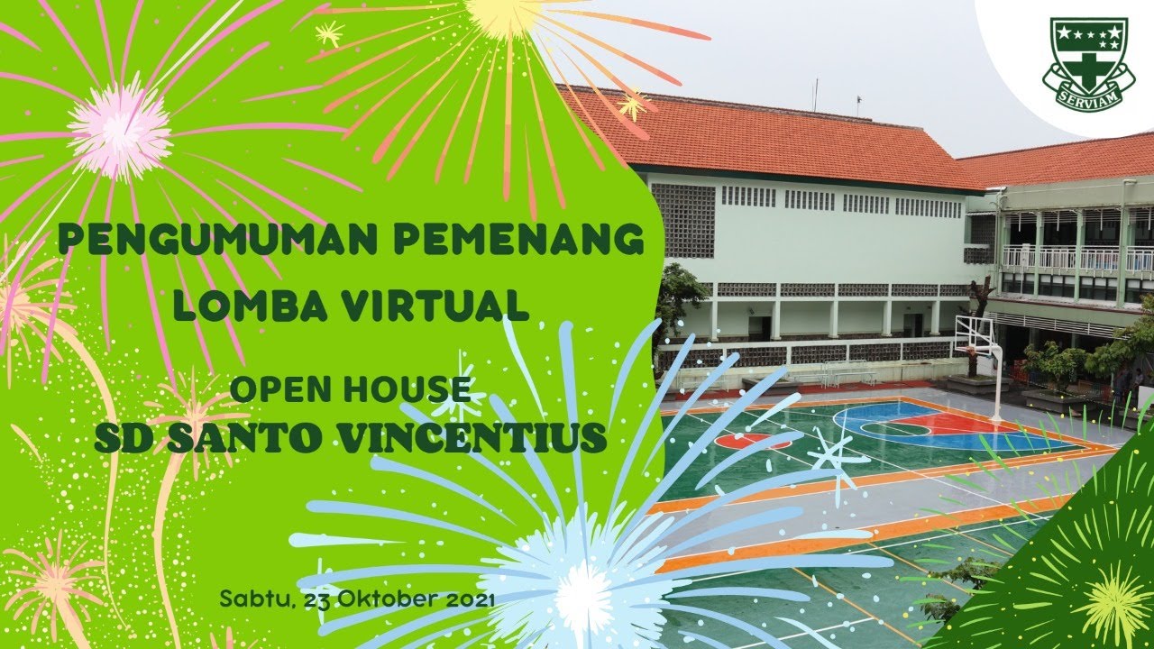 PENGUMUMAN PEMENANG LOMBA OPEN HOUSE SD ST. VINCENTIUS 2021 - YouTube