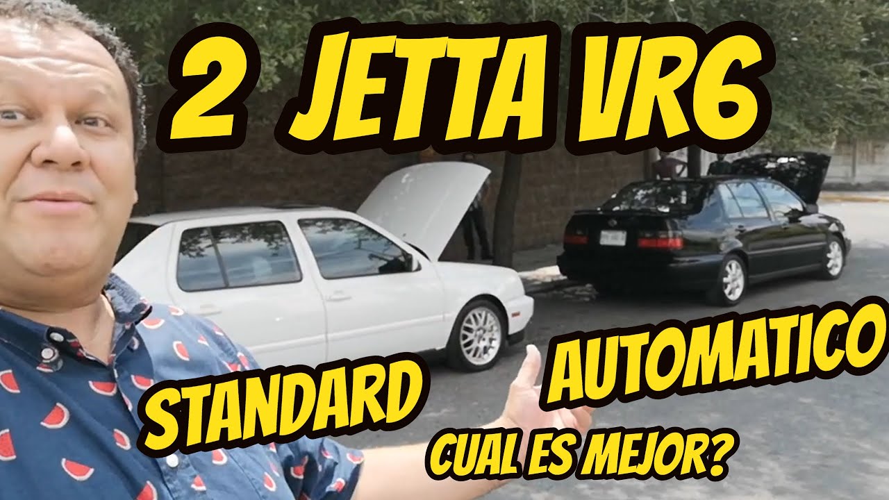 VW JETTA VR6 97 MK3 increibles uno Automatico y uno Standard - YouTube
