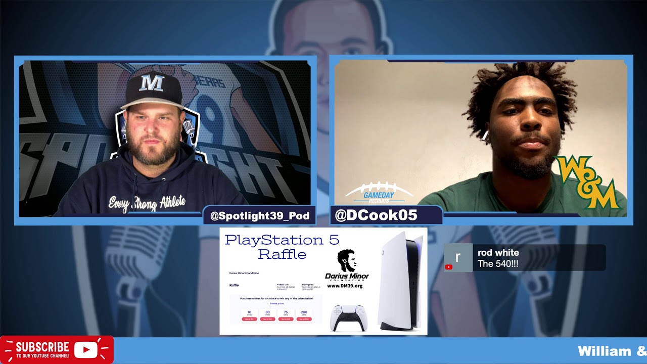 William & Mary COMMIT l Desmond Cook l LB l Class of 2022 l Interview l ...