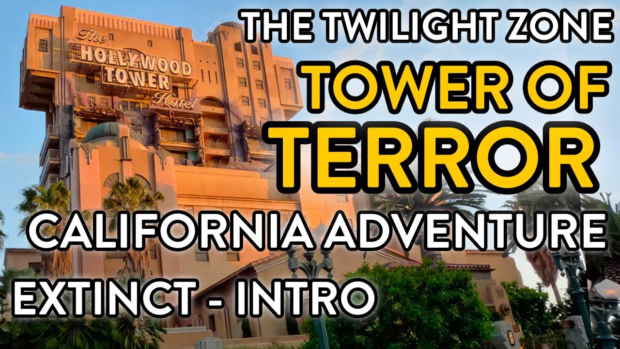 Twilight Zone Tower of Terror Intro Disney California Adventure 2004 ...