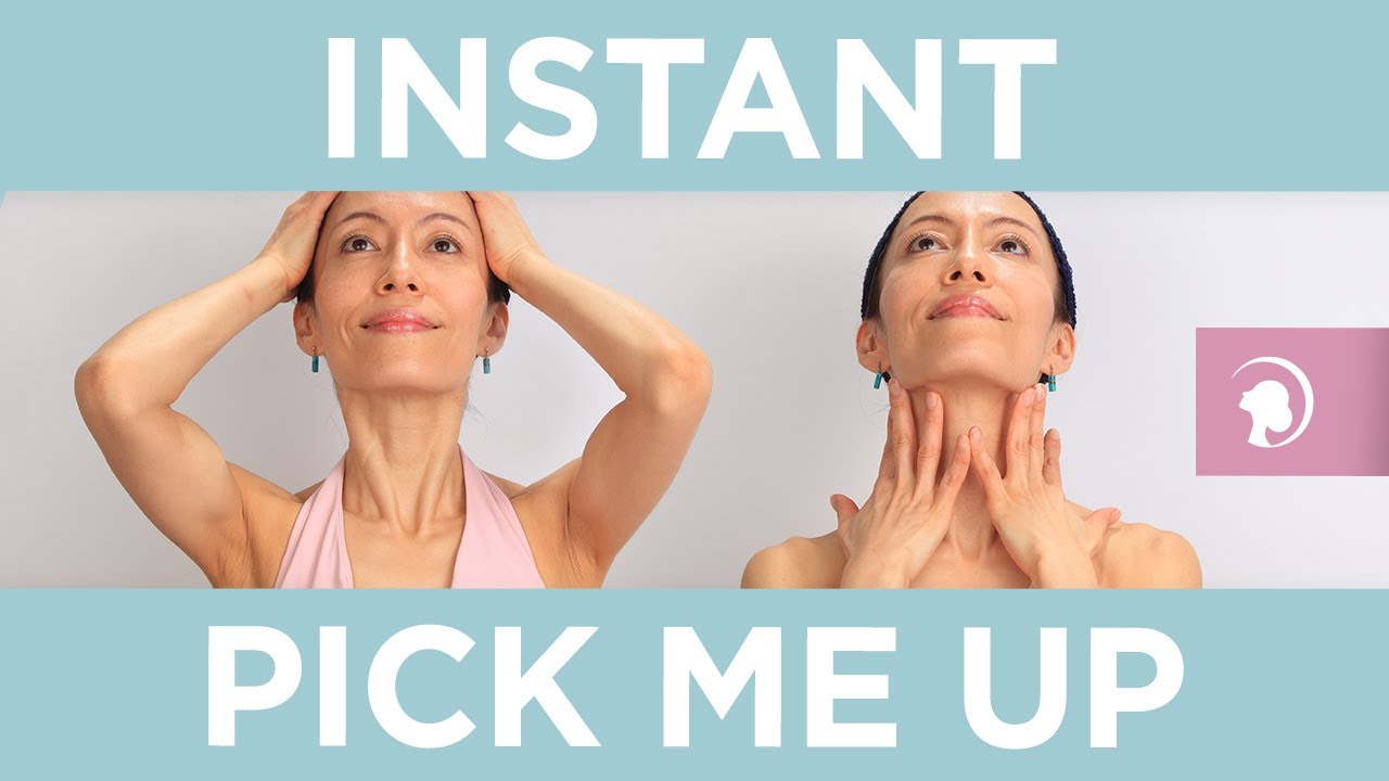 My Quick Face Exercise for an Instant Pick Me Up - YouTube
