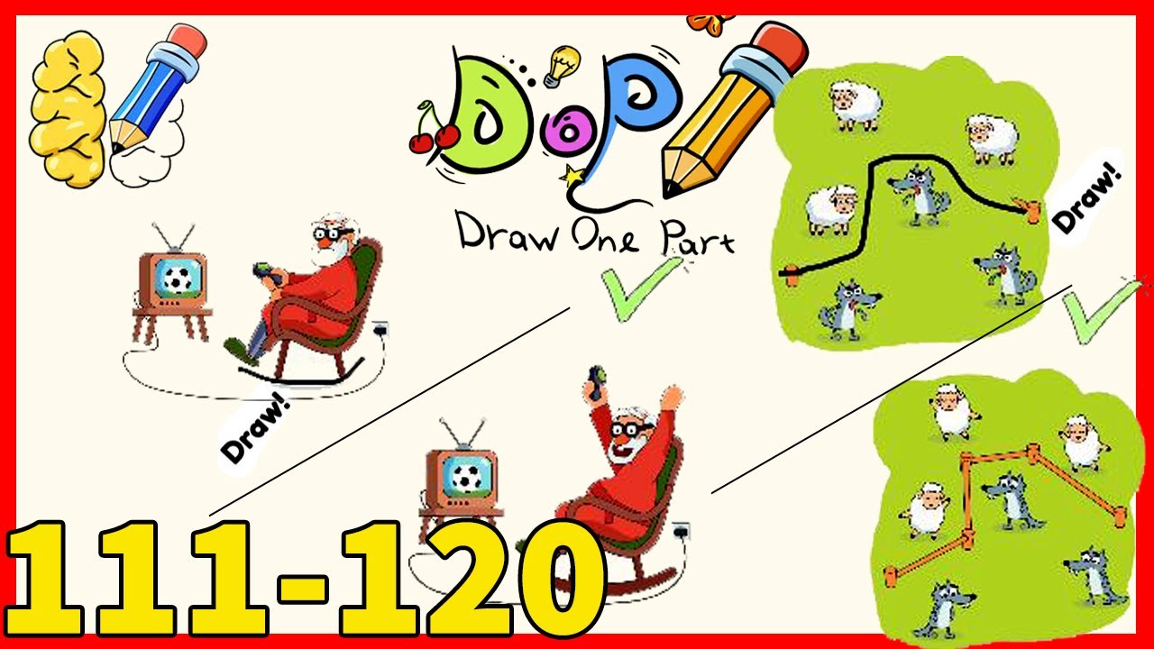 DOP Draw One Part | Level 111 112 113 114 115 116 117 118 119 120 ...