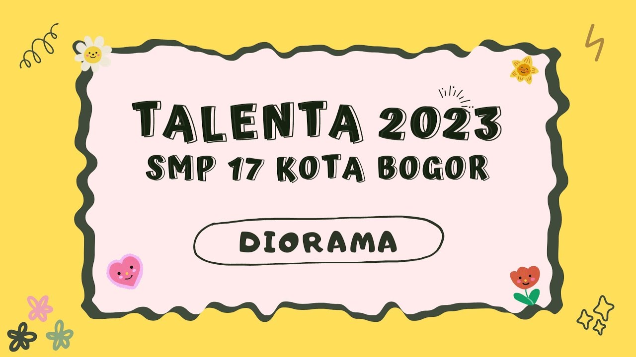 Proses pembuatan Diorama Dunia Baca TALENTA 2023 - SMPN 17 Kota Bogor ...